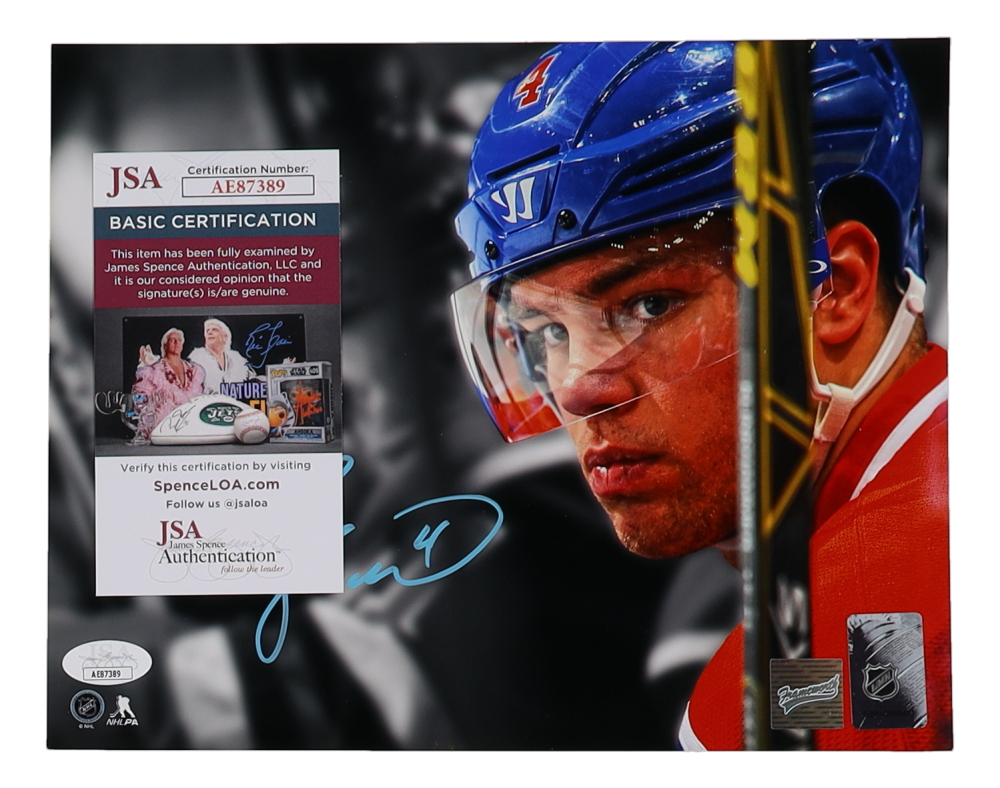 Taylor Hall Signed Oilers 8x10 Photo (JSA & Frameworth) | Pristine Auction