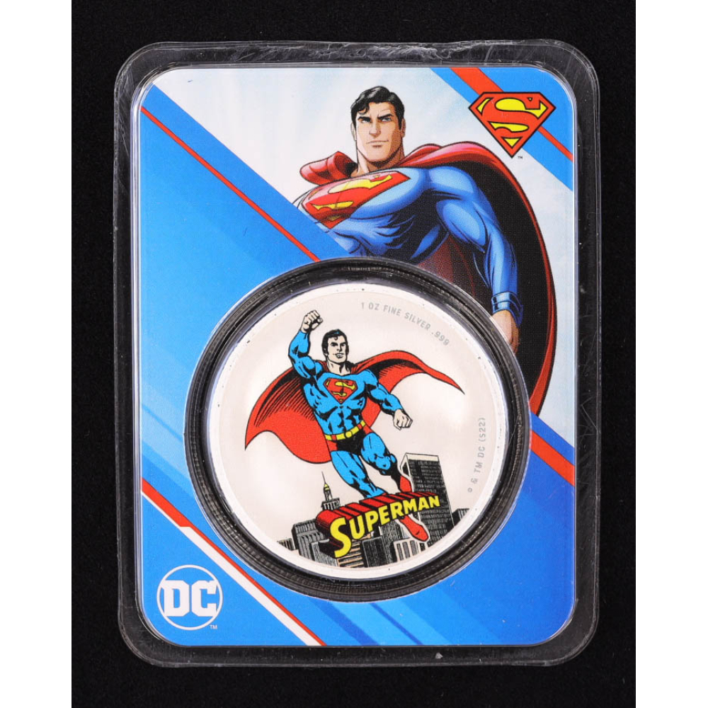 2023 Samoa $5 Superman 1 oz .999 Fine Silver Coin | Pristine Auction