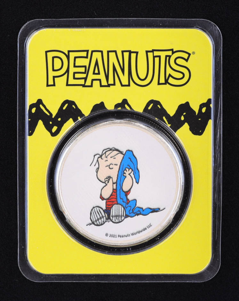 2021 Peanuts Worldwide 1 oz .999 Fine Silver Coin | Pristine Auction