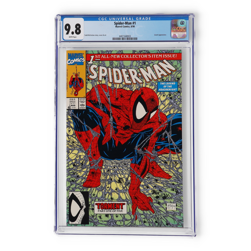 1990 "Spider-Man" Issue #1 Marvel Comic Book (CGC 9.8) | Pristine Auction