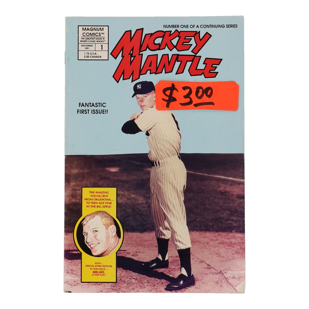1991 "Mickey Mantle" Issue #1 Magnum Comic Book | Pristine Auction