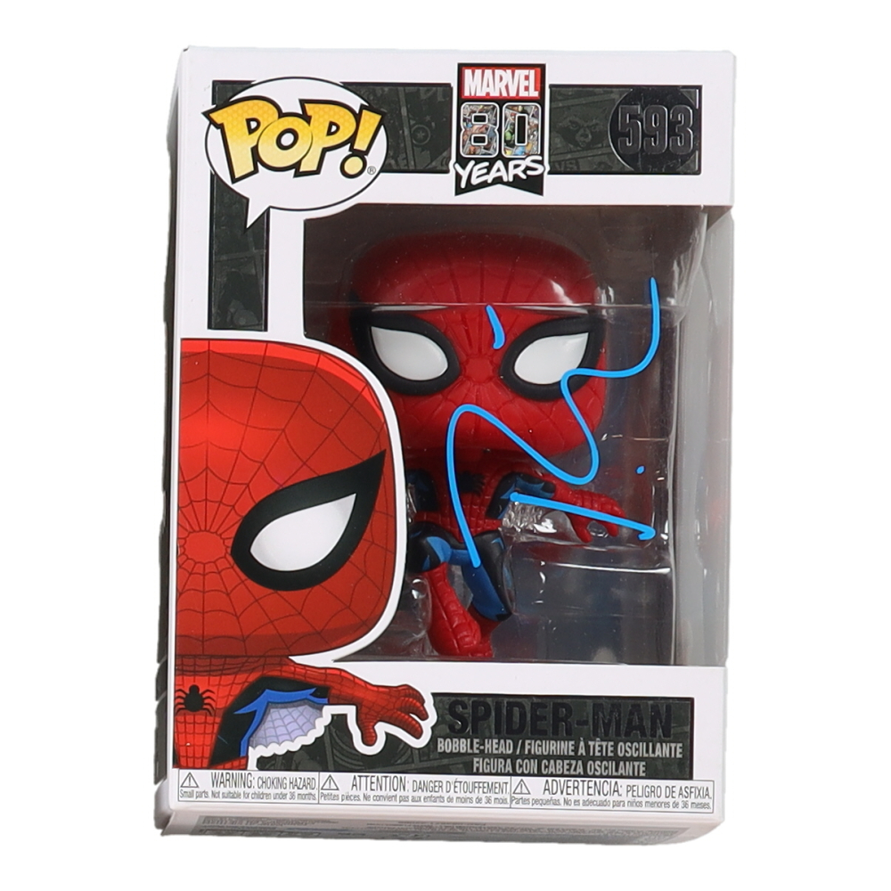 Tobey Maguire Signed "Marvel 80 Years" #593 Spider-Man Funko Pop! Vinyl ...