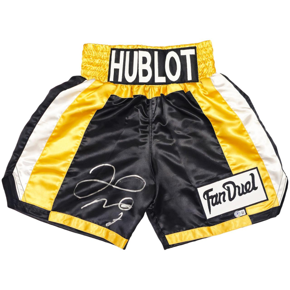 Floyd Mayweather Jr. Signed Hublot Boxing Trunks (Beckett) | Pristine ...
