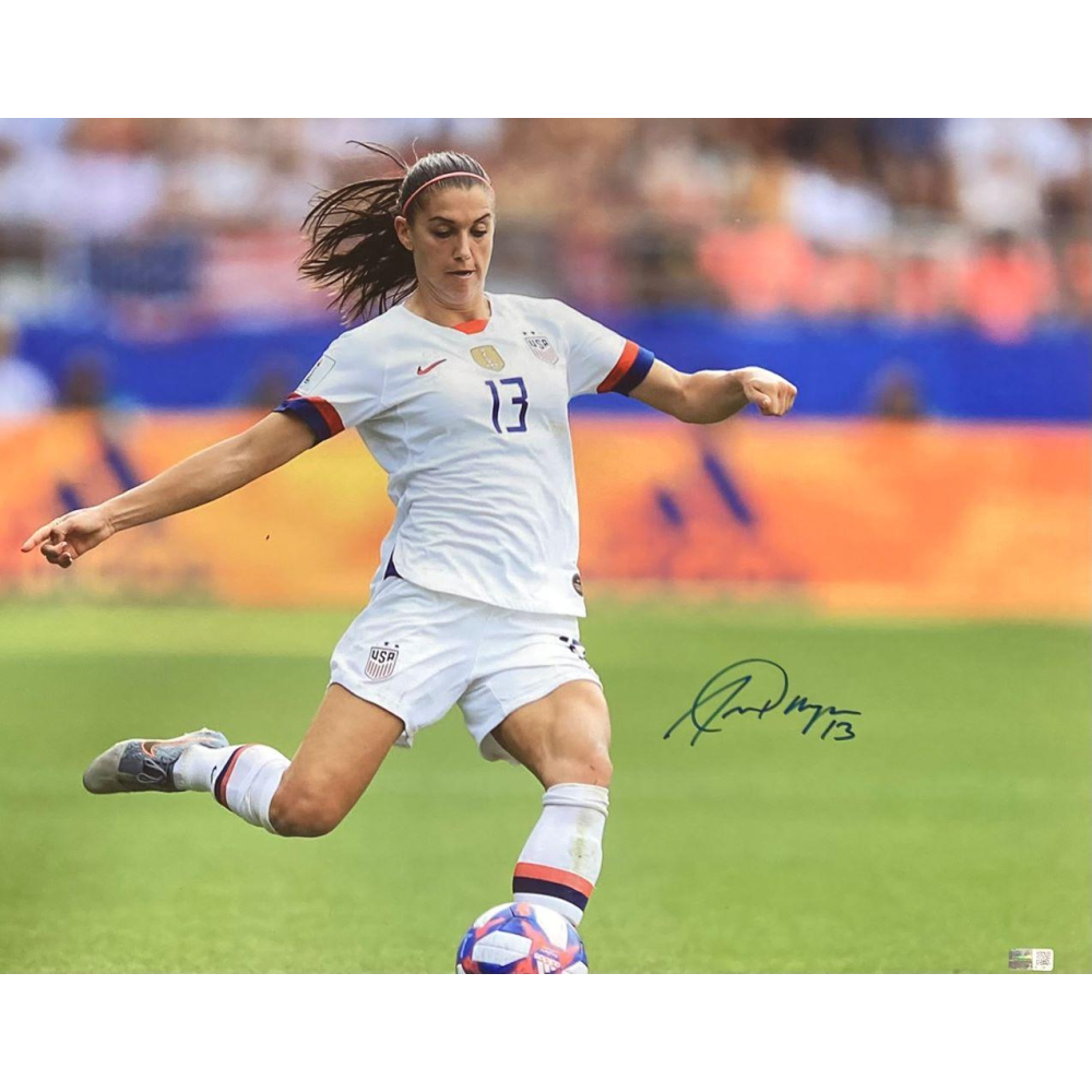 Alex Morgan Signed Team USA 16x20 Photo (CX by Steiner) | Pristine Auction