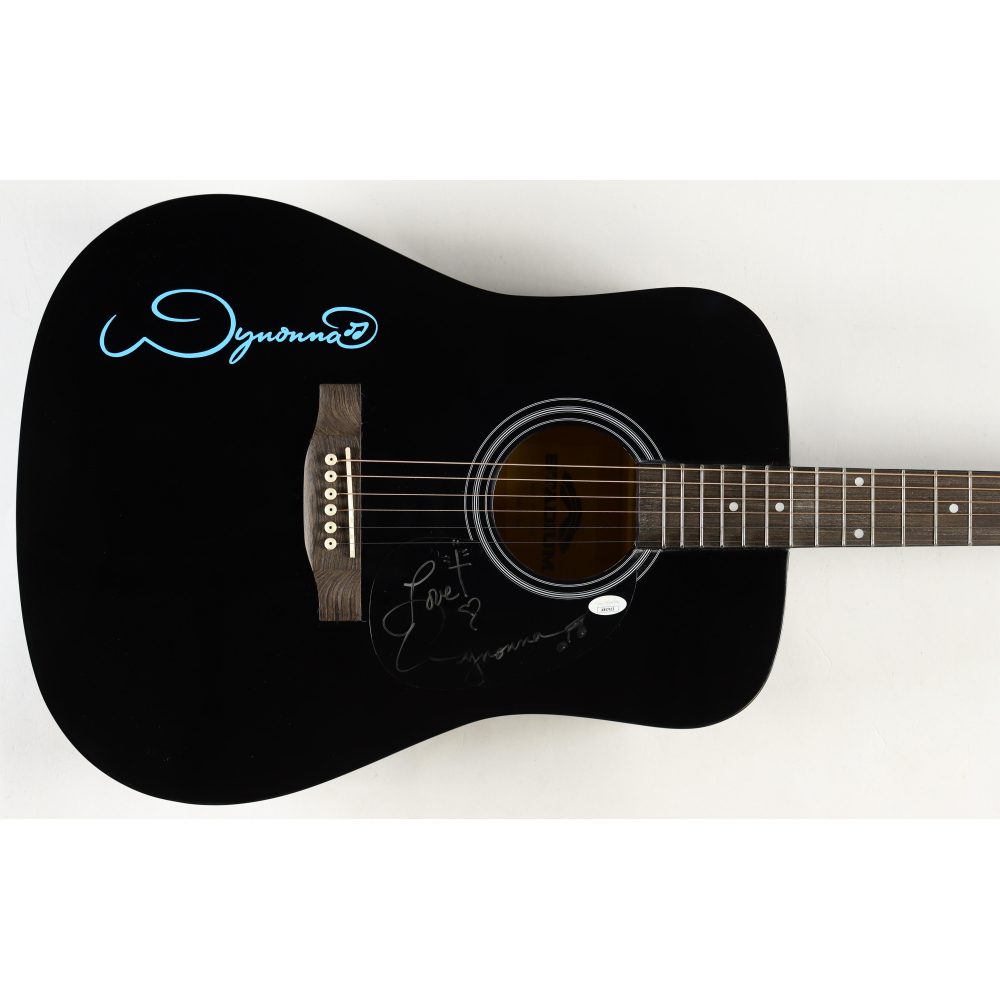 Wynonna Judd Signed 40" Acoustic Guitar Inscribed "Love" (JSA ...
