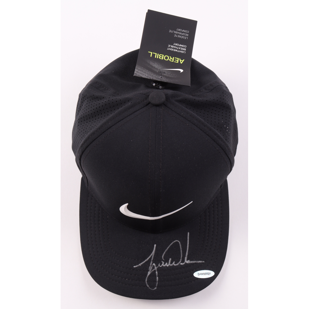 Tiger Woods Signed Nike Aerobill Golf Hat with Original Upper Deck Box ...