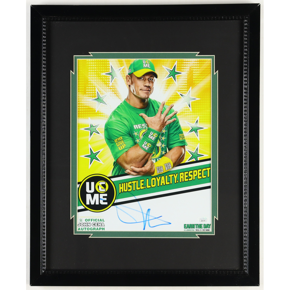 John Cena Signed WWE Custom Frame Photo Display (JSA) | Pristine Auction