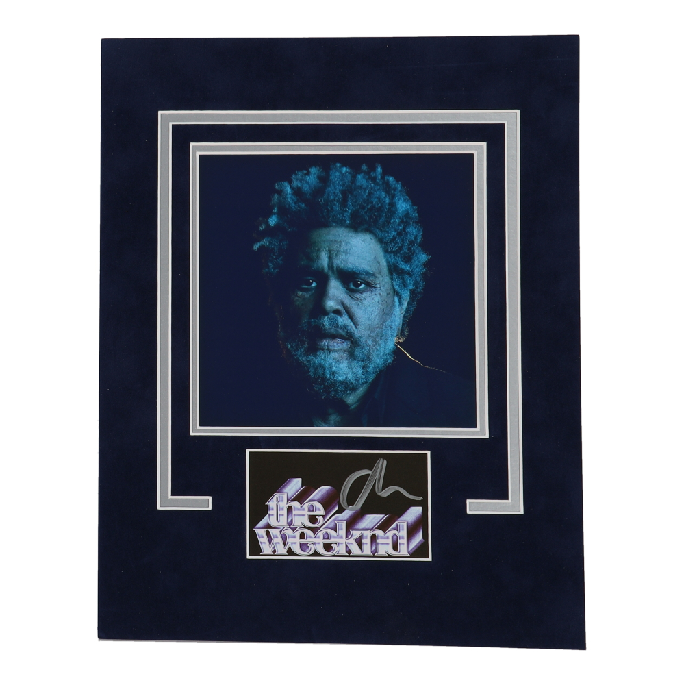 The Weeknd Signed 11x14 Custom Matted Cut Display (ACOA) | Pristine Auction
