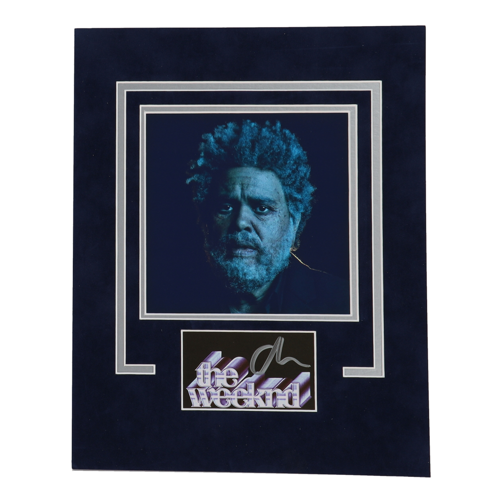 The Weeknd Signed 11x14 Custom Matted Cut Display (ACOA) | Pristine Auction