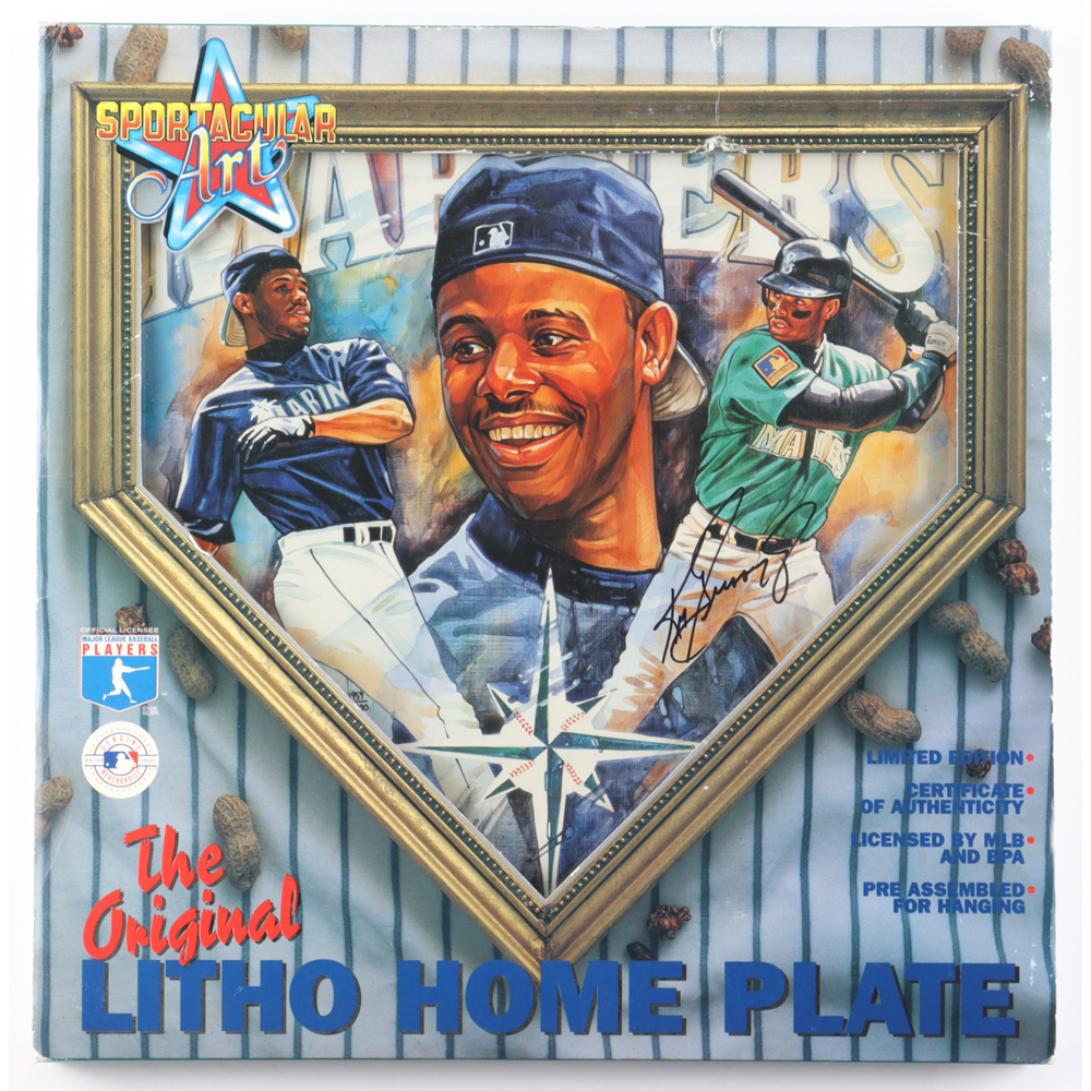 Ken Griffey Jr. Signed Mariners 1996 Spectacular Art The Original Litho ...