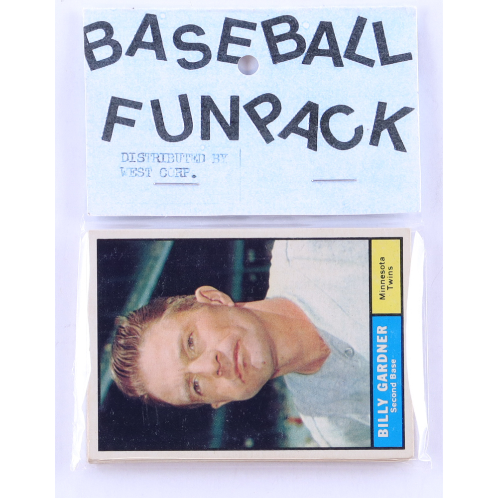 1961 Topps Baseball Card Fun Pack with (10) Cards | Pristine Auction