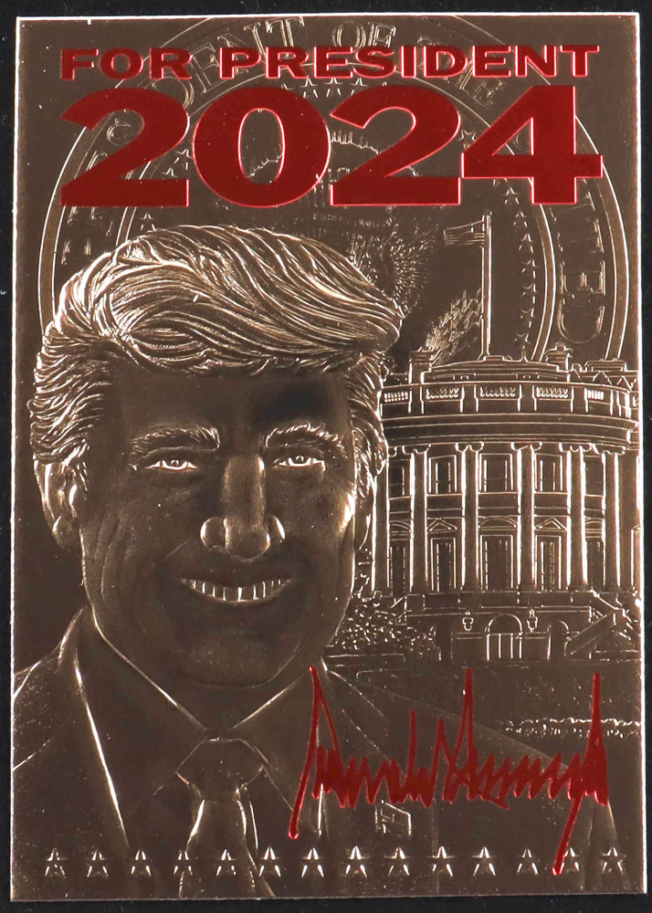 Donald Trump 2021 Merrick Mint For President 2024 Red Signature Series ...