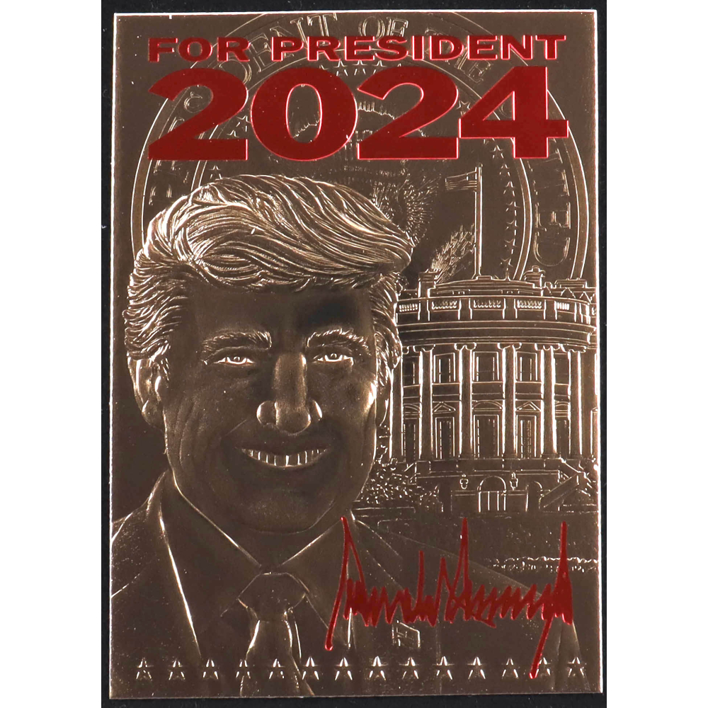 Donald Trump 2021 Merrick Mint For President 2024 Red Signature Series ...