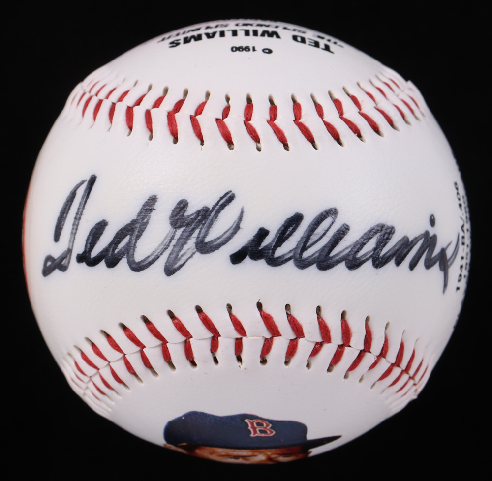 Ted Williams Signed LE Red Sox Commemorative Baseball (Beckett ...