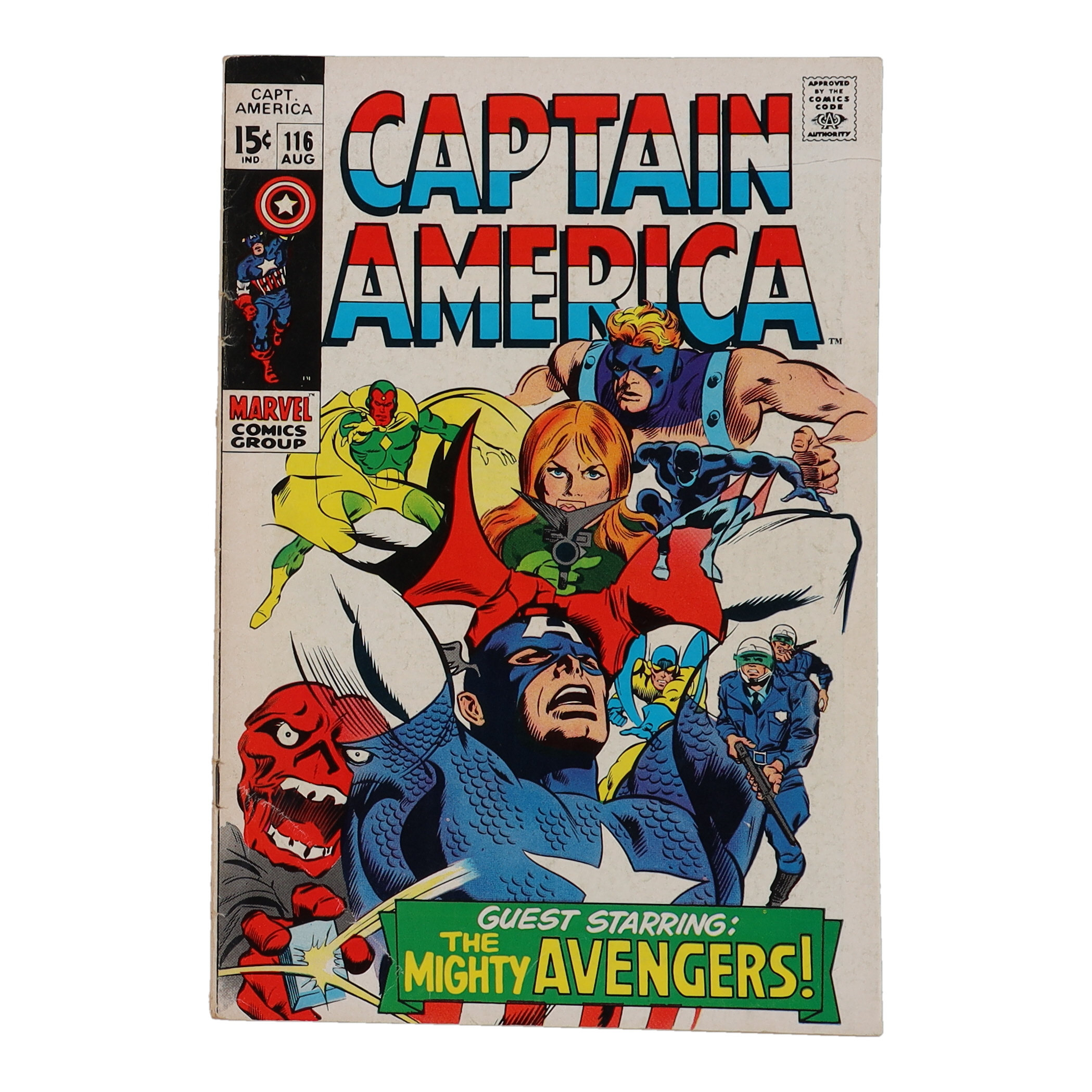 1969 "Captain America" Issue #116 Marvel Comic Book | Pristine Auction