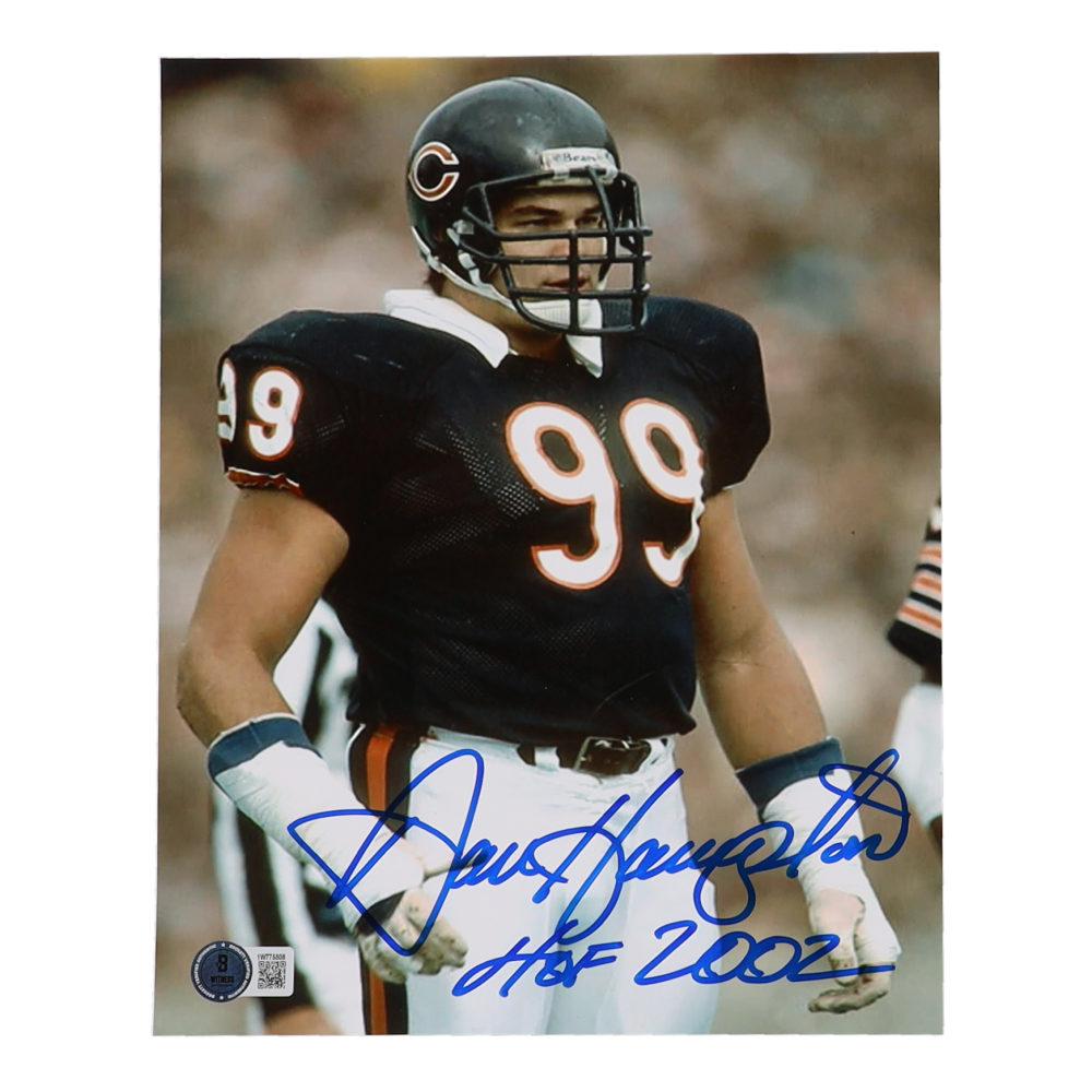 Dan Hampton Signed Bears 8x10 Photo Inscribed "HOF 2002" (Beckett ...
