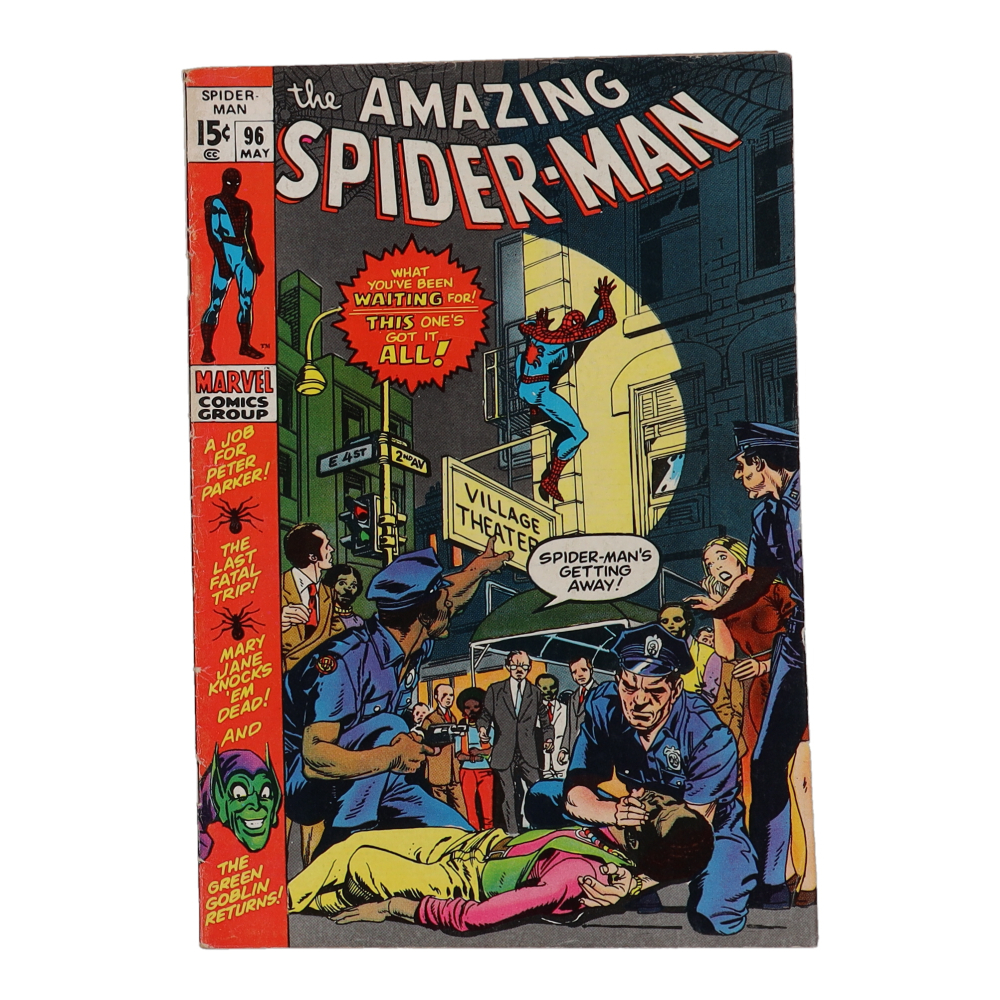 1971 "The Amazing Spider-Man" Issue #96 Marvel Comic Book | Pristine ...