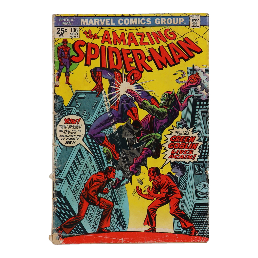 1974 "The Amazing Spider-Man" Issue #136 Marvel Comic Book | Pristine ...