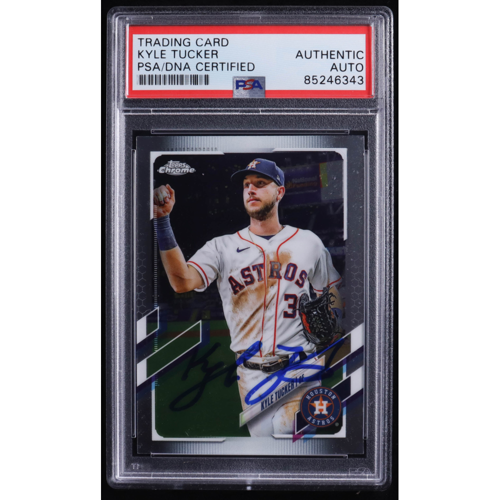 Kyle Tucker Signed 2021 Topps Chrome #208 (PSA) | Pristine Auction