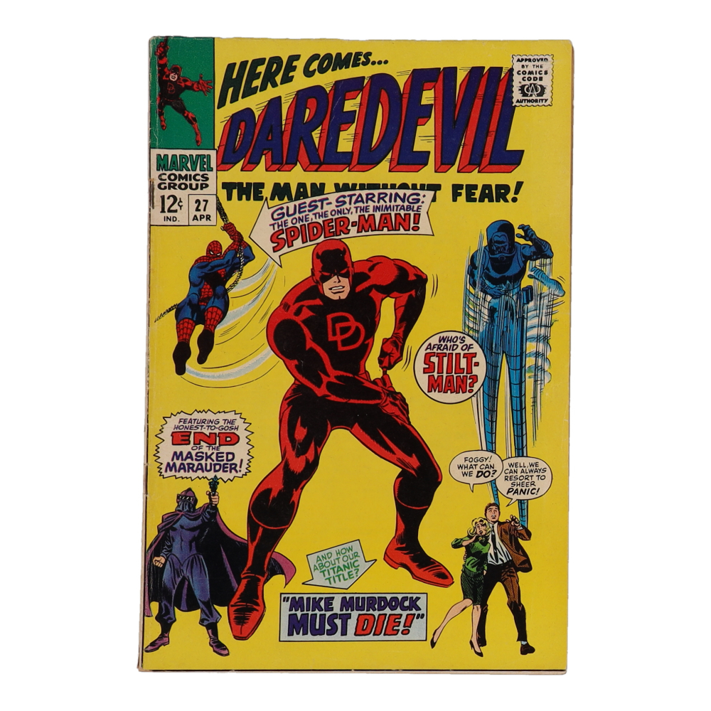 1967 "Daredevil" Issue #27 Marvel Comic Book | Pristine Auction