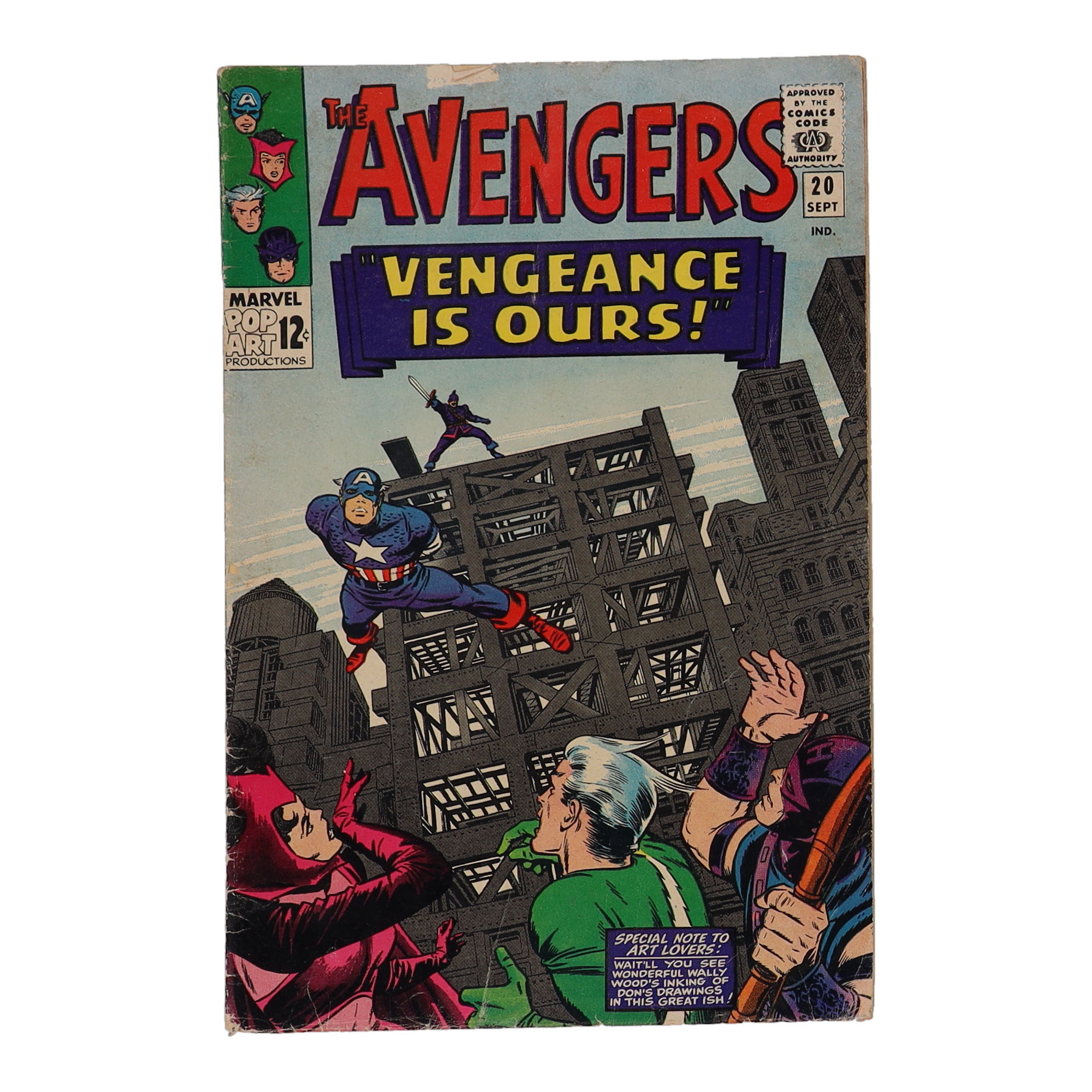 1965 "The Avengers" Issue #20 Marvel Comic Book | Pristine Auction
