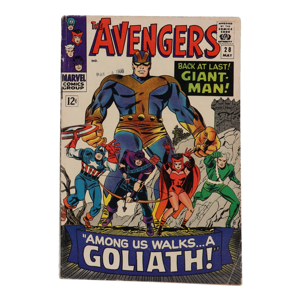 1966 "The Avengers" Issue #28 Marvel Comic Book | Pristine Auction