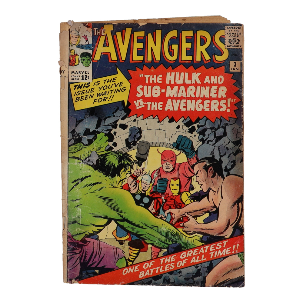 1964 "The Avengers" Issue #3 Marvel Comic Book | Pristine Auction