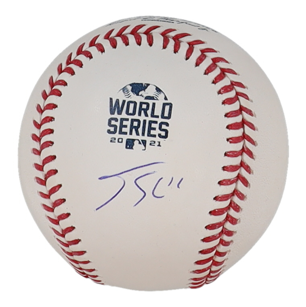 Jorge Soler Signed 2021 World Series Logo Baseball (JSA) | Pristine Auction