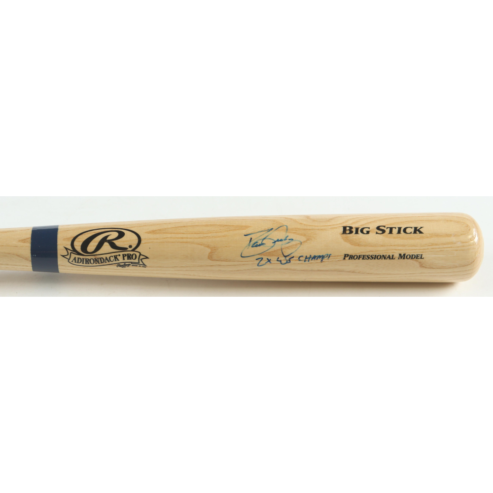 David Justice Signed Rawlings Adirondack Pro Big Stick Baseball Bat ...