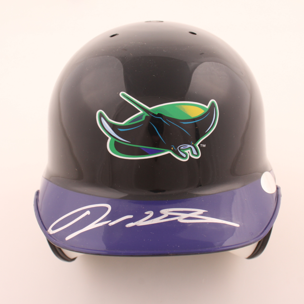 Josh Hamilton Signed Princeton Devil Rays Mini Batting Helmet (Just The ...