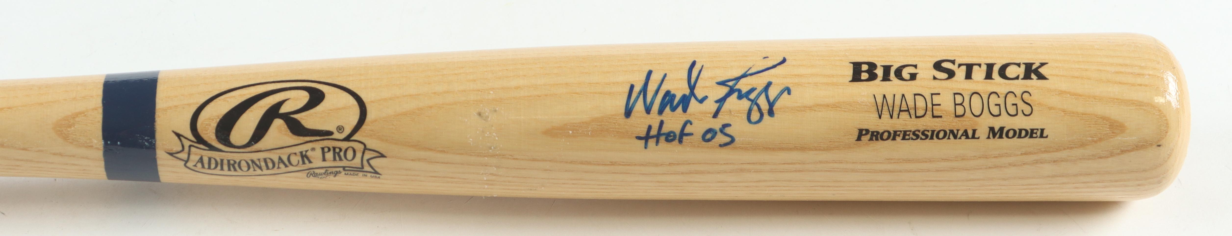 Wade Boggs Signed Rawlings Big Stick Baseball Bat Inscribed "HOF 05" (JSA) | Pristine Auction