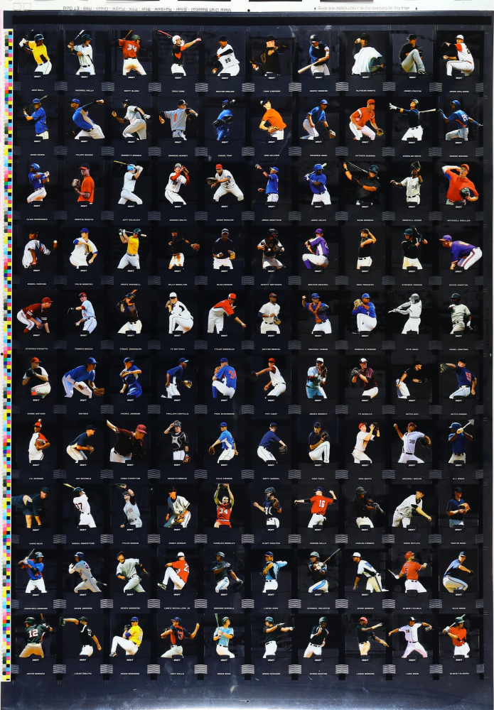Set of (2) 2012 Leaf Metal Draft Baseball Uncut Sheets | Pristine Auction