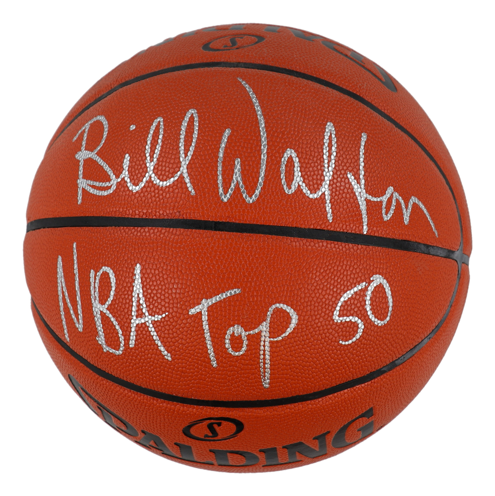 Bill Walton Signed NBA Basketball Inscribed "NBA Top 50" (JSA ...