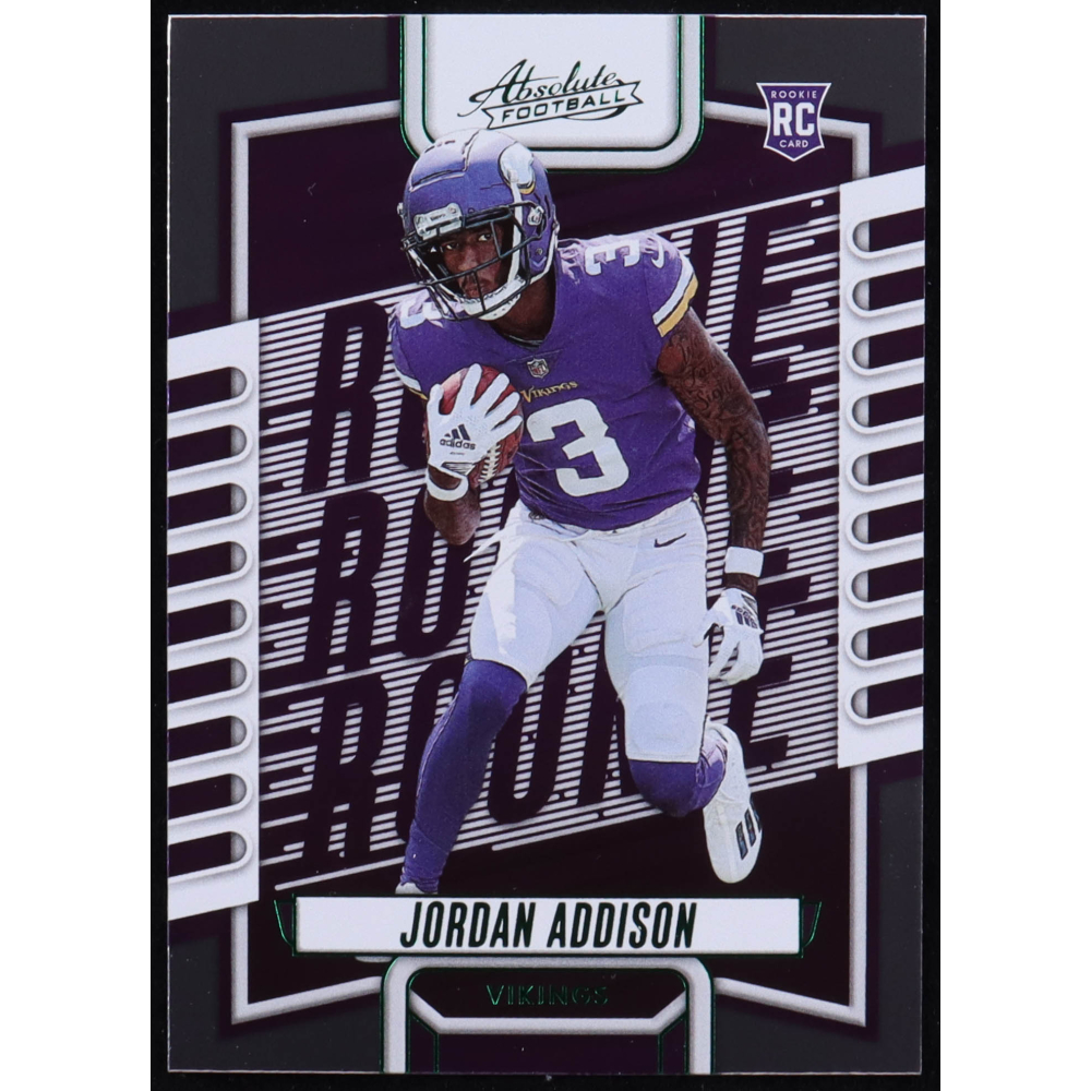 Jordan Addison 2023 Absolute Green #112 RC | Pristine Auction