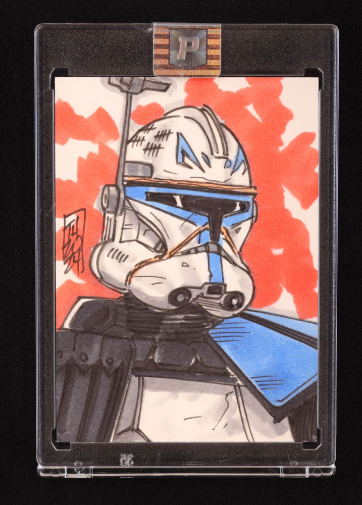 Captain Rex | Star Wars | Original Art Sketch Card by Tom Hodges (1/1 ...