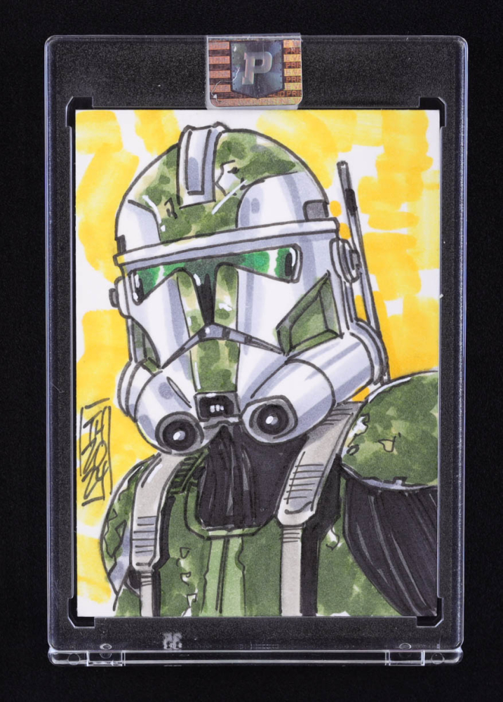 Commander Gree | Star Wars | Original Art Sketch Card by Tom Hodges (1/ ...