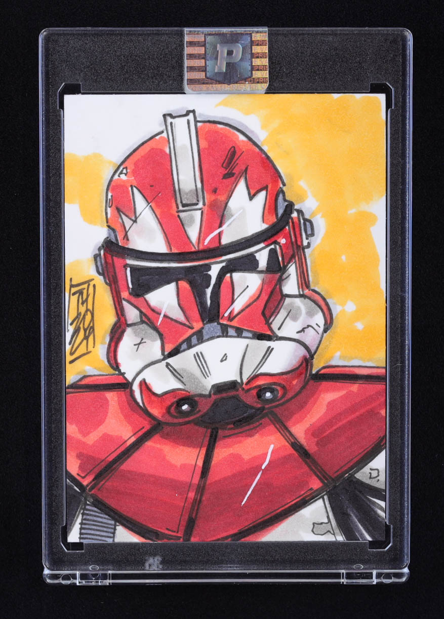 Commander Ganch | Star Wars | Original Art Sketch Card by Tom Hodges (1 ...