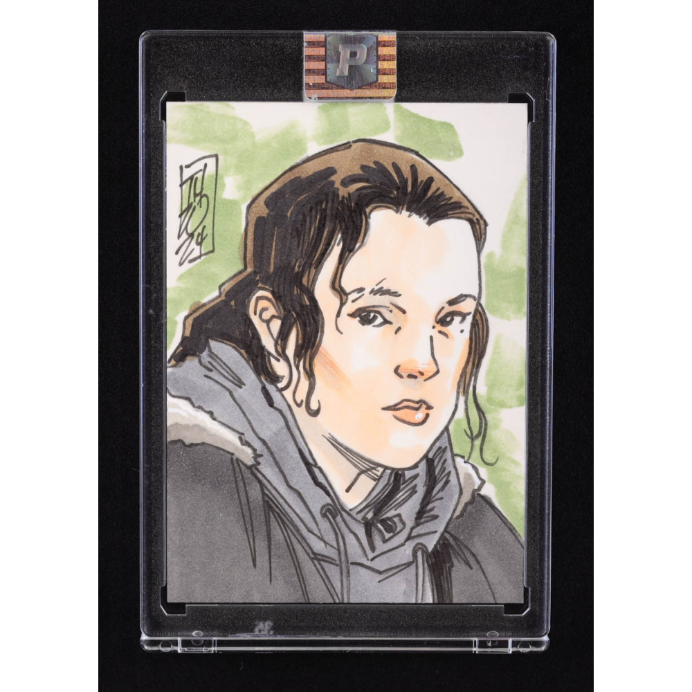 Ellie | The Last Of Us | Original Art Sketch Card by Tom Hodges (1/1 ...