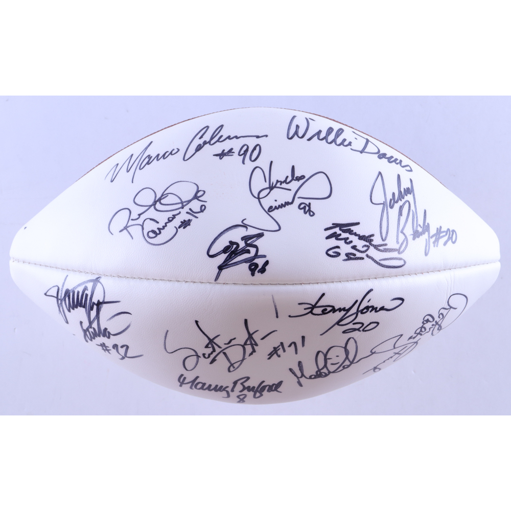 Wilson NFL Football Signed & Inscribed By (17) with Gene Upshaw, Morten ...
