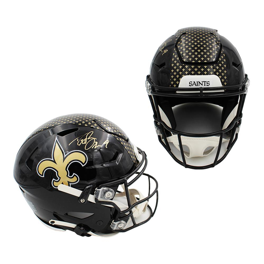 Drew Brees Signed Saints Full-Size Authentic On-Field Alternate ...