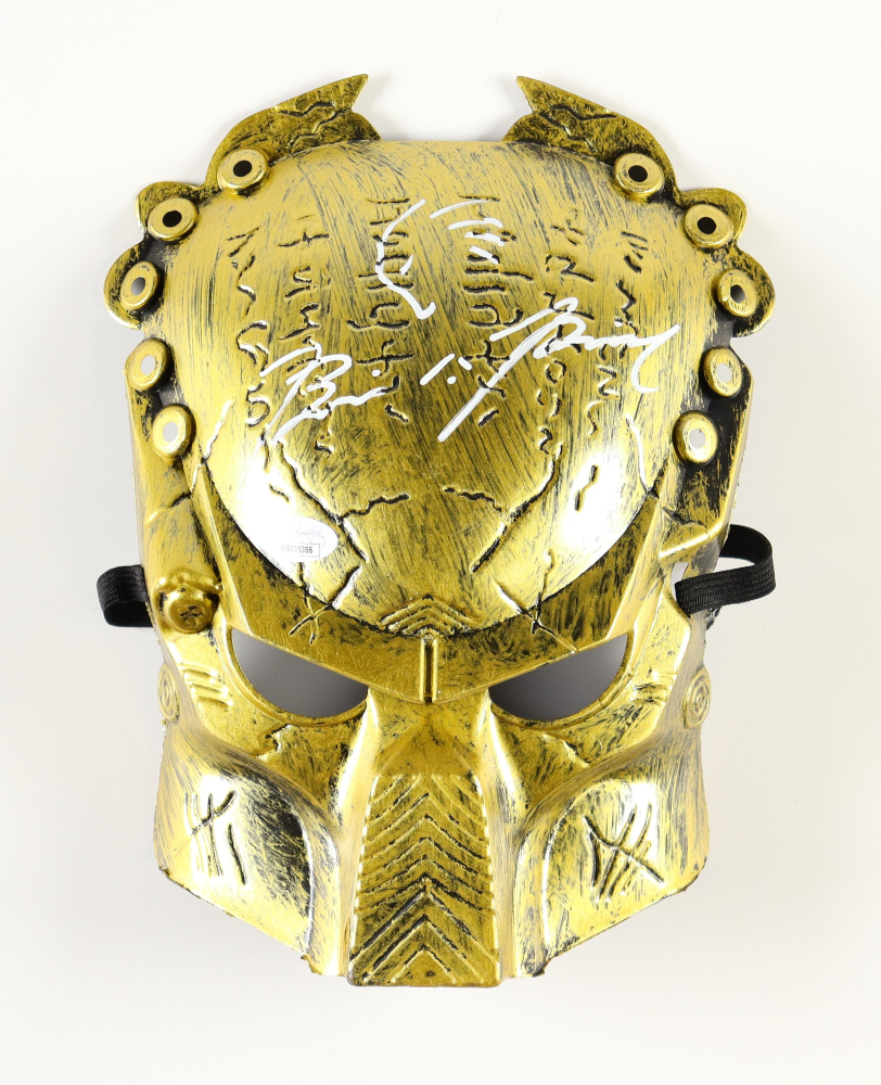 Brian A. Pince Signed "The Predator" Mask Predator Sketch (JSA ...