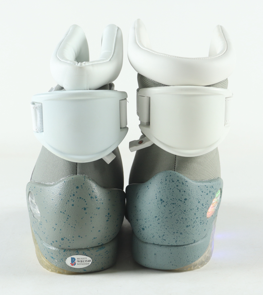 Michael J. Fox Signed "Back to the Future Part II" Replica Prop Shoe ...