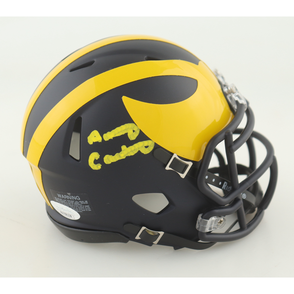 Anthony Carter Signed Michigan Wolverines Speed Mini Helmet (JSA ...
