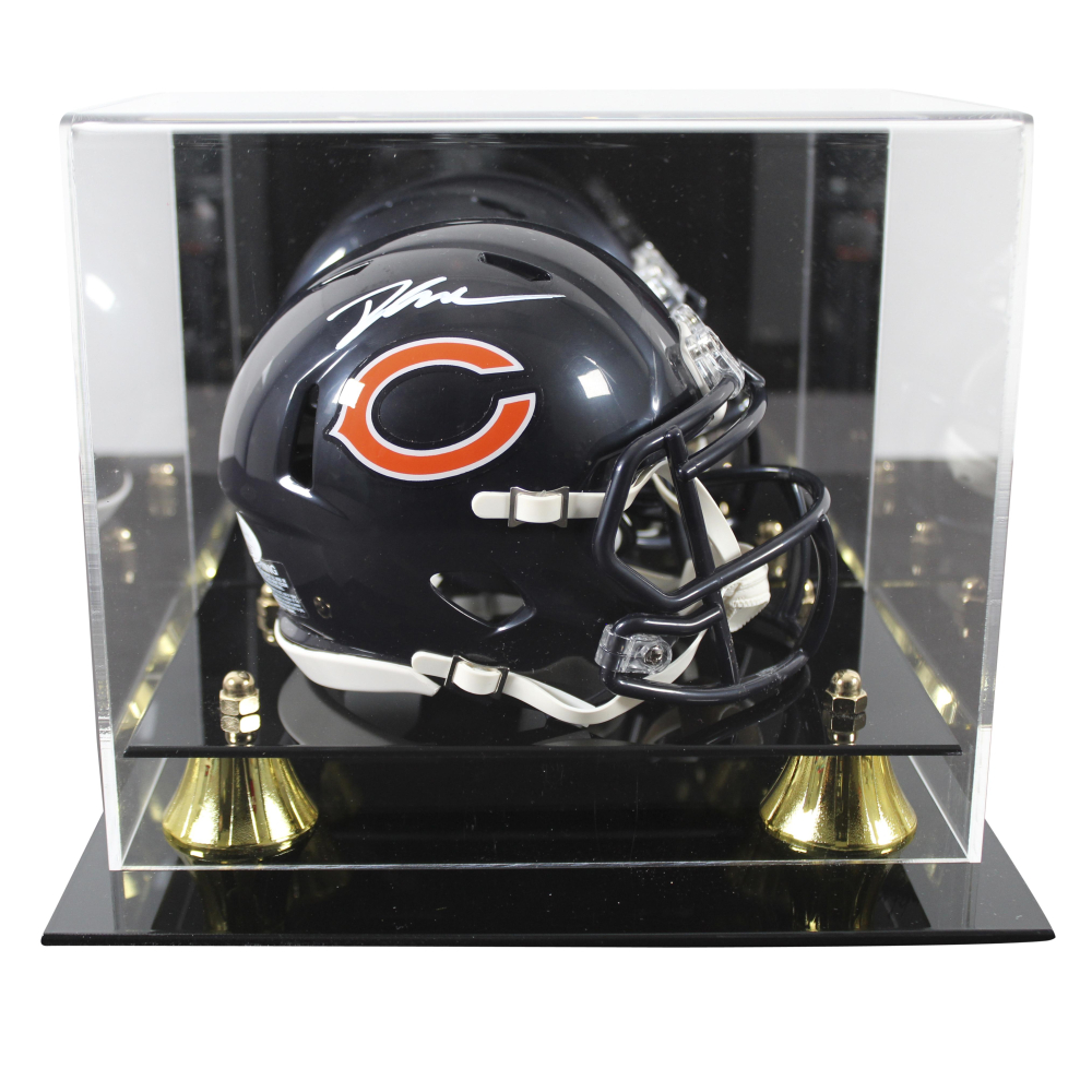 D'Andre Swift Signed Bears Speed Mini Helmet with Display Case (JSA ...