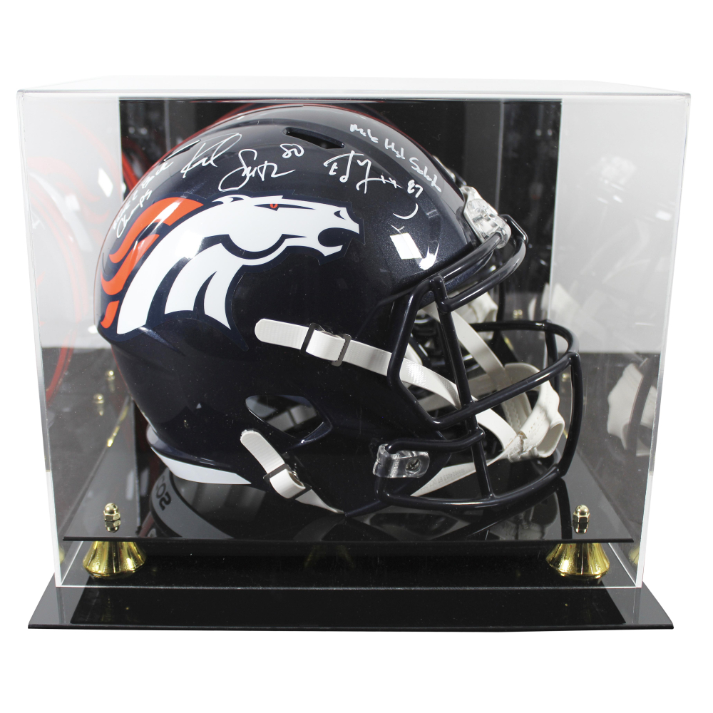 Rod Smith & Ed McCaffrey Signed Broncos Full-Size Speed Helmet ...