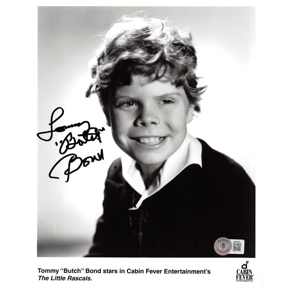 Tommy Bond Signed "The Little Rascals" 8x10 Photo Inscribed "Butch ...