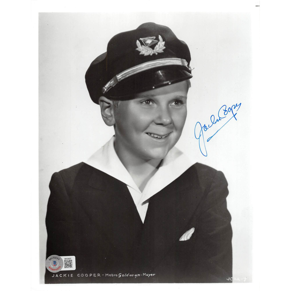 Jackie Cooper Signed "The Little Rascals" 8x10 Photo (Beckett ...