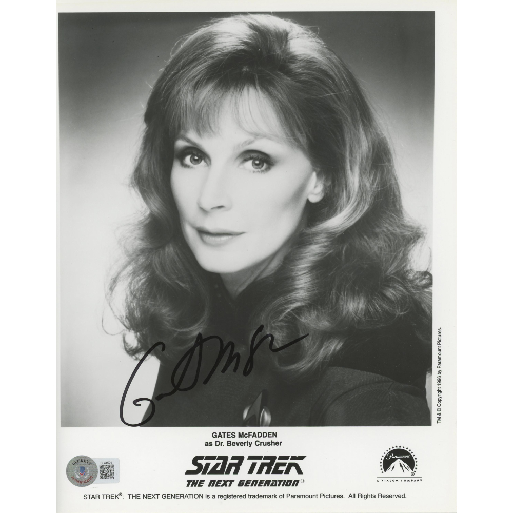 Gates Mcfadden Signed Star Trek The Next Generation 8x10 Photo 3182