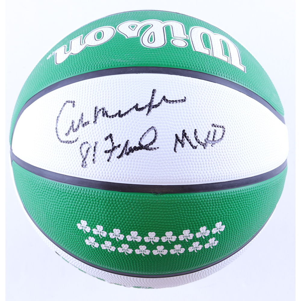 Cedric Maxwell Signed Celtics City Edition NBA Basketball Inscribed "81 ...