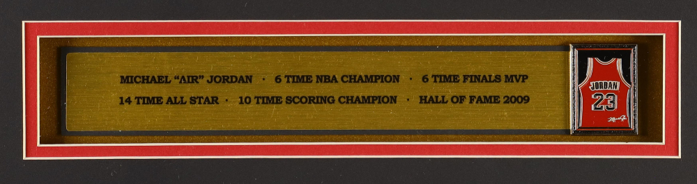 Michael Jordan Custom Framed Jersey Display with #23 Jersey Retirement ...